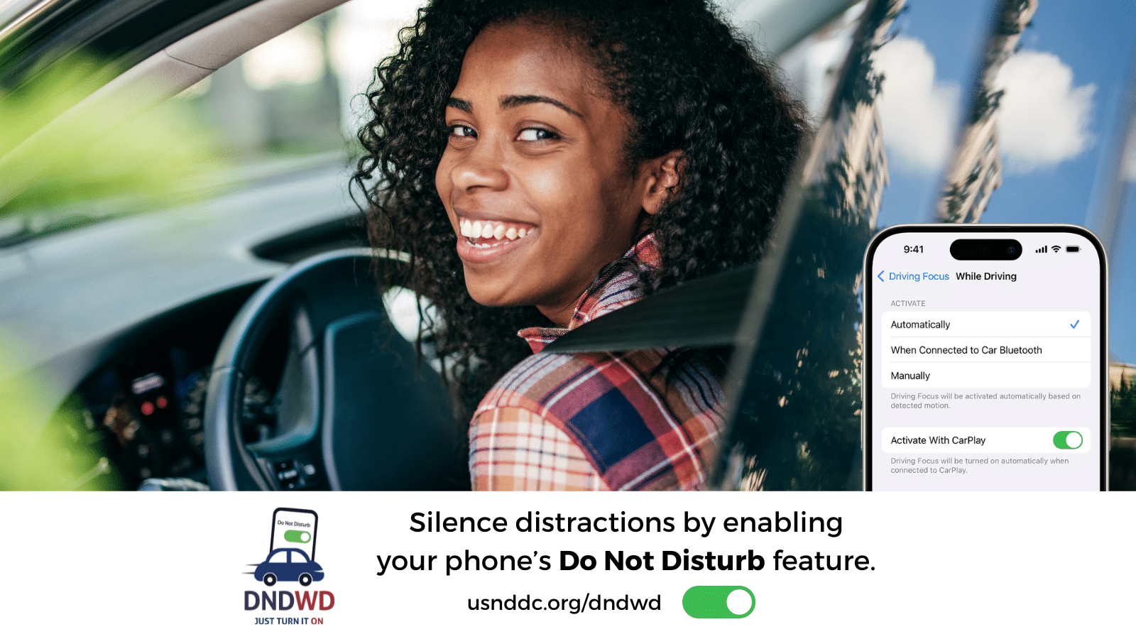 Do Not Disturb While Driving Day encourages a simple step to save lives ...